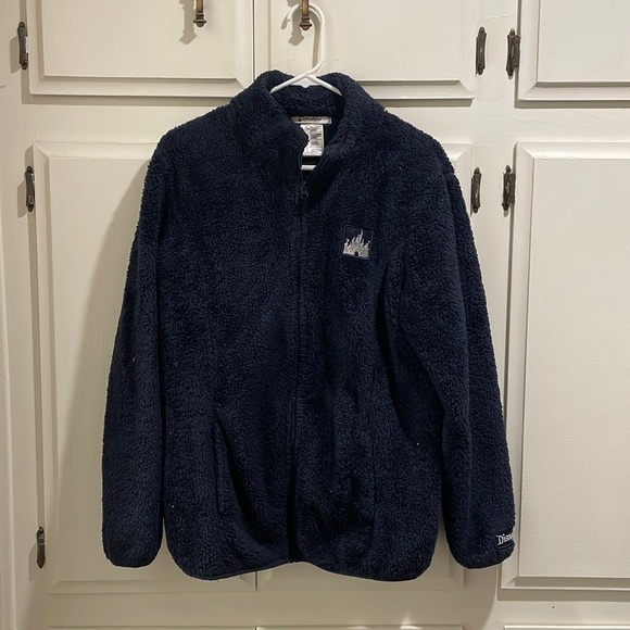 Jackets & Coats | Fluffy Navy Blue Disney Jacket | Poshmark